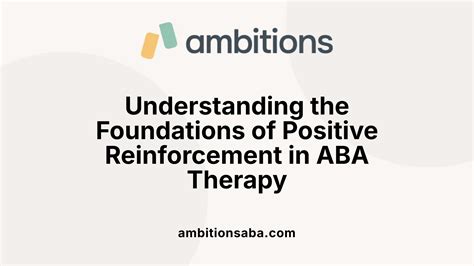 The Role Of Positive Reinforcement In Home Based Aba Therapy