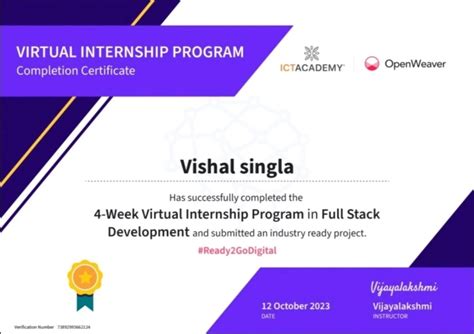 Virtualinternship Fullstackdevelopment Openweaverexperience