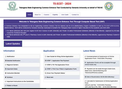 TS ECET Application Form Till Th Apr Registration Apply