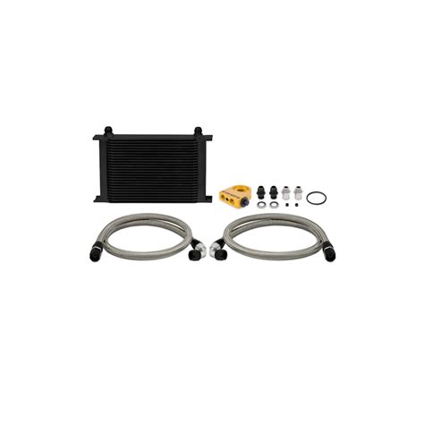 Mishimoto Mmoc Uhtbk Universal Thermostatic 25 Row Oil Cooler Kit Bla