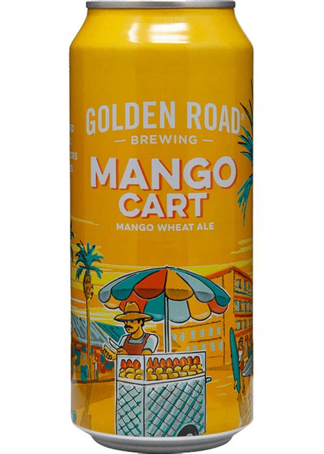 Golden Road Mango Cart Fruit Beer Wheat Beer Mango Flavor