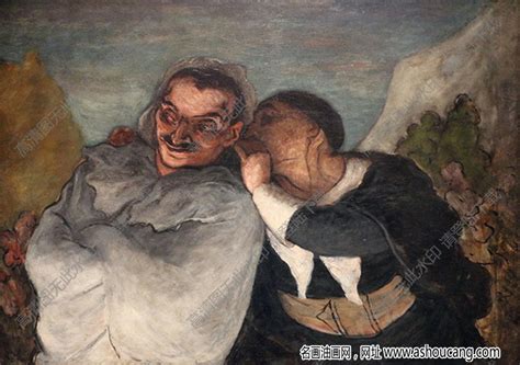 杜米埃高清作品17下载 名画油画网