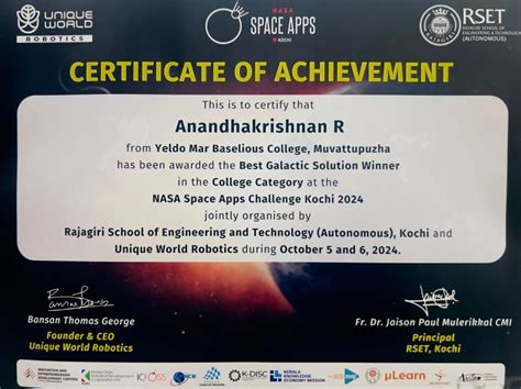 Anandha Krishnan R On Linkedin Spaceappschallenge Nasa Innovation