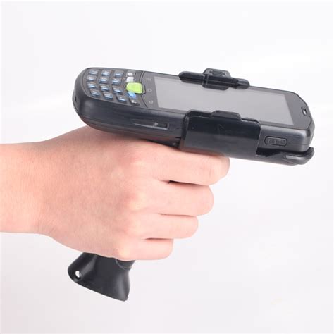 Android Barcode Scanner With Gun Grip Rugged Handheld Ip67 Device With 1d Barcode Reader
