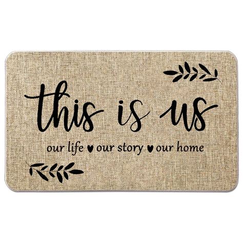 Nydecor Welcome Mats For Front Door Rustic Farmhouse This Is Us Door