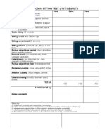 Y Balance Score Sheet Pdf