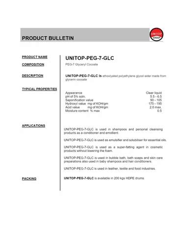 Peg 7 Glc Liquid At ₹ 133kg In New Delhi Id 2853490261591