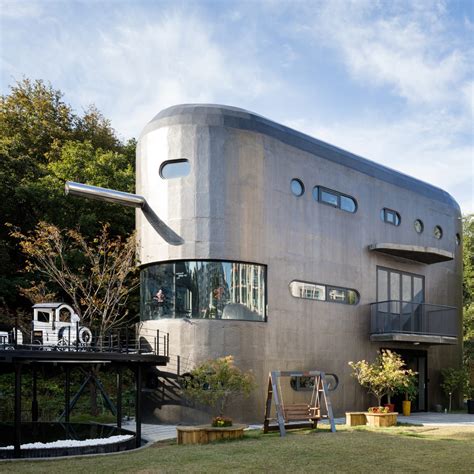 Moon Hoon S Concrete Housing Block In South Korea Has Owl Like Features