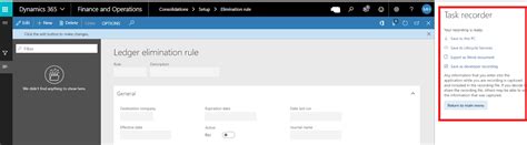 how to use task recorder in dynamics 365