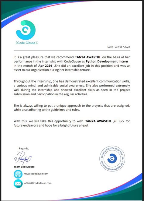 Tanya Awasthi On Linkedin Codeclause Intern Connections Internship