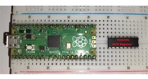 How To Use 74hc595 Shift Register With Raspberry Pi Pico And Micropython Artofit