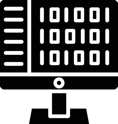 Coding Glyph Icon Vector Art At Vecteezy