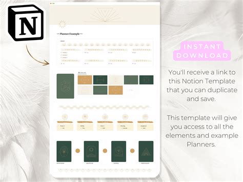 Notion Boho Theme Stickers Borders Headings Covers And Icons Aesthetic
