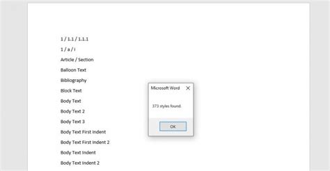 How To Use Vba To Document Custom Styles In A Microsoft Word Document Techrepublic