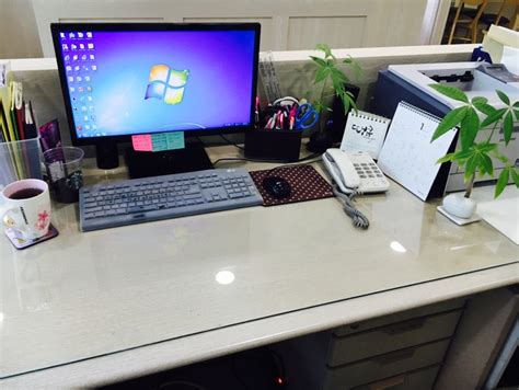 사무실 책상 꾸미기 미니화분 파키라 네이버 블로그