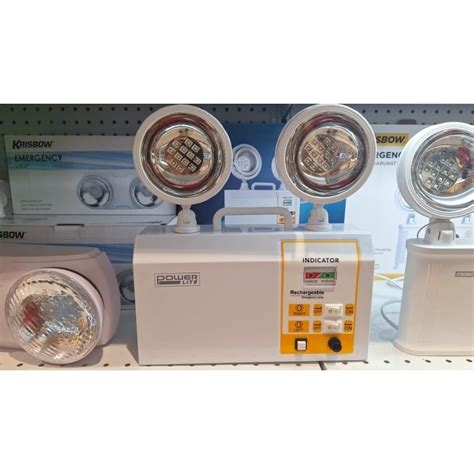 Jual Lampu Darurat Twin Spot Led Powerlite Lampu Lampu Darurat Shopee Indonesia