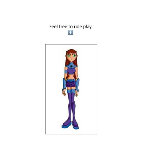 Feel Free To Rp As Starfire By Roleplayer6000 On Deviantart