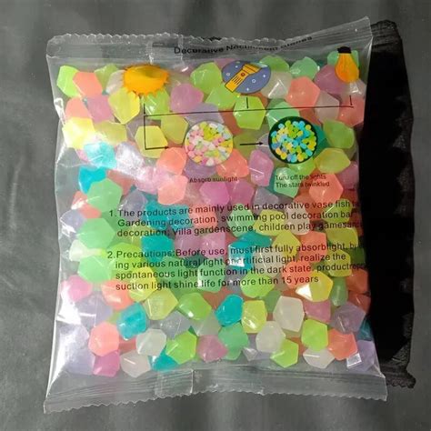 Badu Bg Светещи камъни светещи в тъмната градина камъчета светеща каменна скала за пешеходна