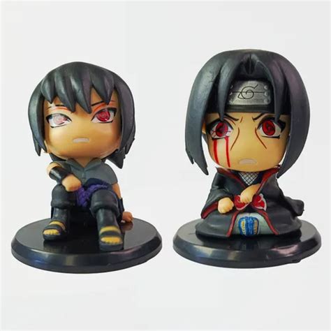 Figura Sasuke E Itachi Pack X2 Gashapone Naruto Shippuden Mercadolibre