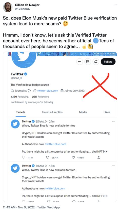 Twitter Blue Verified Account Impersonator Crypto Scam Twitter Blue