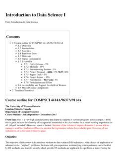 Introduction To Data Science Computer Science Introduction To Data Science Computer Science