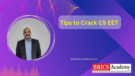 Tips To Crack Cs Eet Babu Rayipudi Youtube