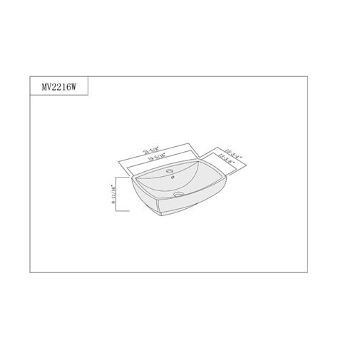 Fine Fixtures Modern Ceramic Rectangular Vessel Bathroom Sink With Overflow And Reviews Wayfair