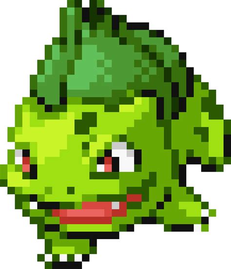 Pixilart Pokemon Ruby Sapphire Bulbasaur Front Shiny By Gaminggirl