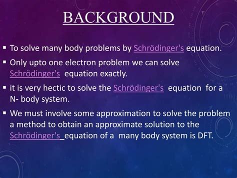 Density Functional Theory Ppt
