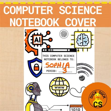 Computer Science Notebook Covers Coding Binder Covers Interactive Color