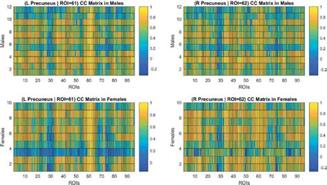 In The Figure There Are The Seed Based Correlation Matrix Between Left Download Scientific