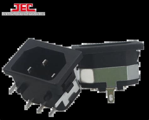 Jec Iec C Inlet Socket Buy Pin Ac Connector Iec C Socket Male Connector Plug Product
