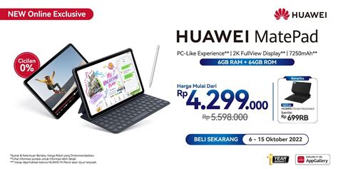 Huawei Hadirkan Huawei Matepad Versi Terbaru Dengan Ram Gb Futureloka Com