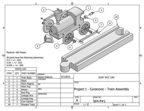 Autodesk Inventor Train Assembly Behance