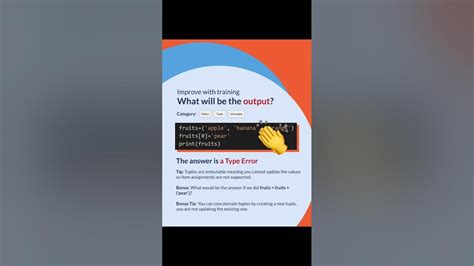 Todays Topic Is Tuple Python Coding Funny Viral Trending Shorts