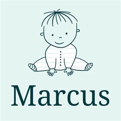 Nombre De Niño Marcus Significado Origen And Popularidad