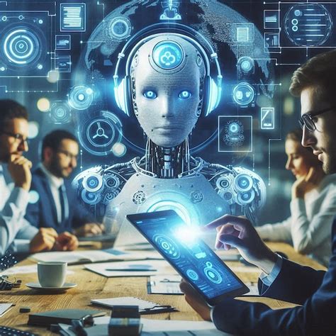 Digital Technology Technical Support Customer Service Concept Premium Ai Generated Image