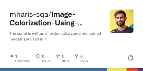 GitHub Mharis Sqa Image Colorization Using Open CV The Script Is Written In Python Also Some