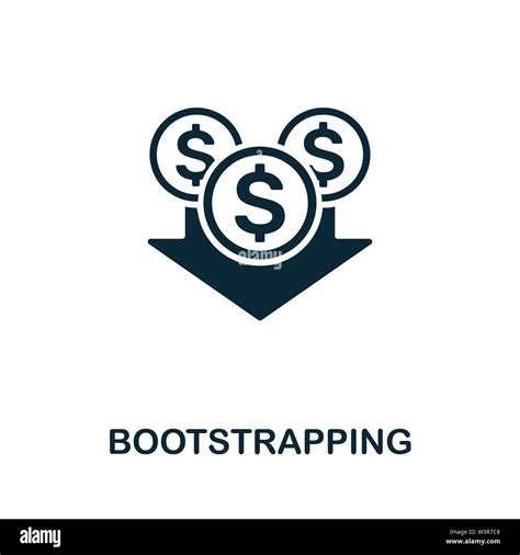 Bootstrapping Vector Icon Symbol Creative Sign From Investment Icons Collection Filled Flat
