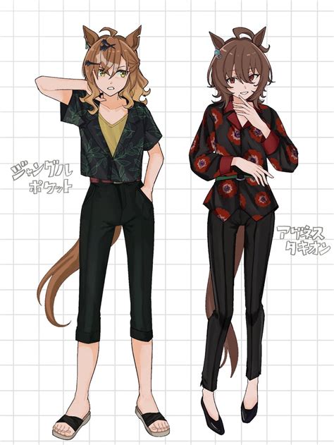 Agnes Tachyon And Jungle Pocket Umamusume Drawn By Motibeeeee Danbooru