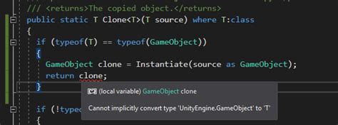 C Convert Gameobject Back To Generic Type Stack Overflow