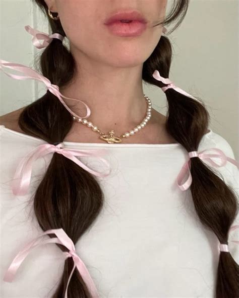 Pin By Kt T On 헤어스타일 Ribbon Hairstyle Cute Hairstyles Girly Hairstyles