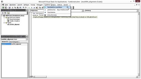 Funktionen Für Excel Mit Vba Erstellen Tutorial Programmcode Eingeben