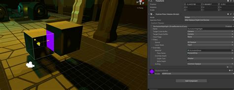 no depth information in after depth and normal custom pass injection