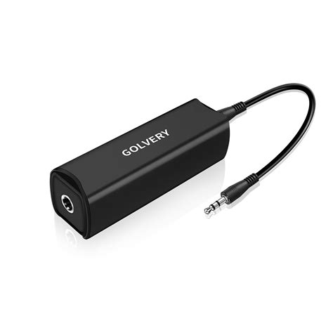 Golvery Ground Loop Noise Isolator Auido Humming Hissing Buzzing Noise Filter Eliminator For