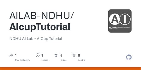 Github Ailab Ndhuaicuptutorial Ndhu Ai Lab Aicup Tutorial