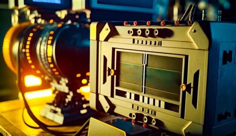 Close Up Of Computer Screen With Lot Of Lights In The Background