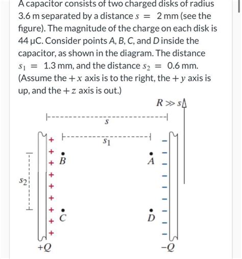 Solved A What Is The Electric Field Inside The Capacitor