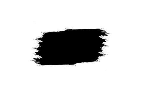 Black Paint Brush Stroke Shape Graphic By Vectking · Creative Fabrica