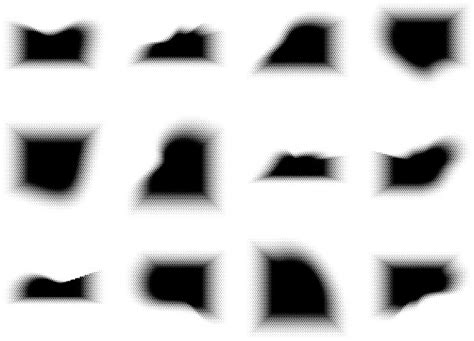 Halftone Hexagon Pattern Reprographic Technique Vector Image
